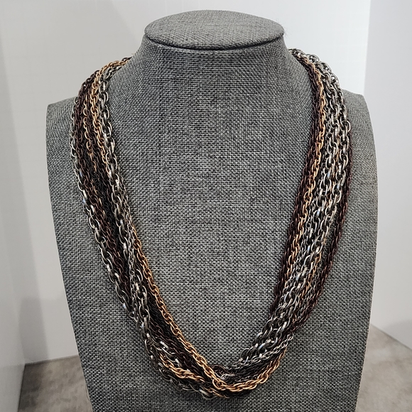 Jewelry | Metallic Melange An Elegance Of Chains | Poshmark